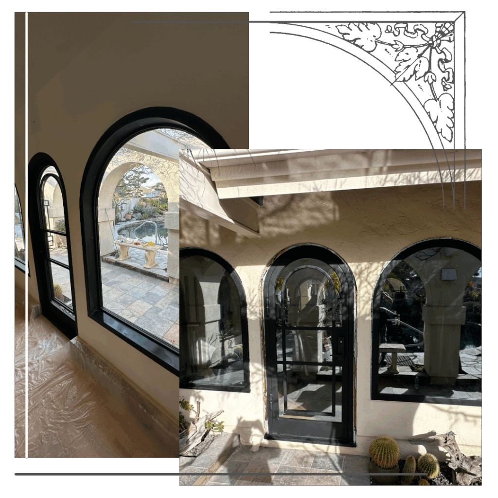 Custom Wrought Iron Windows | OC Elite Iron Doors